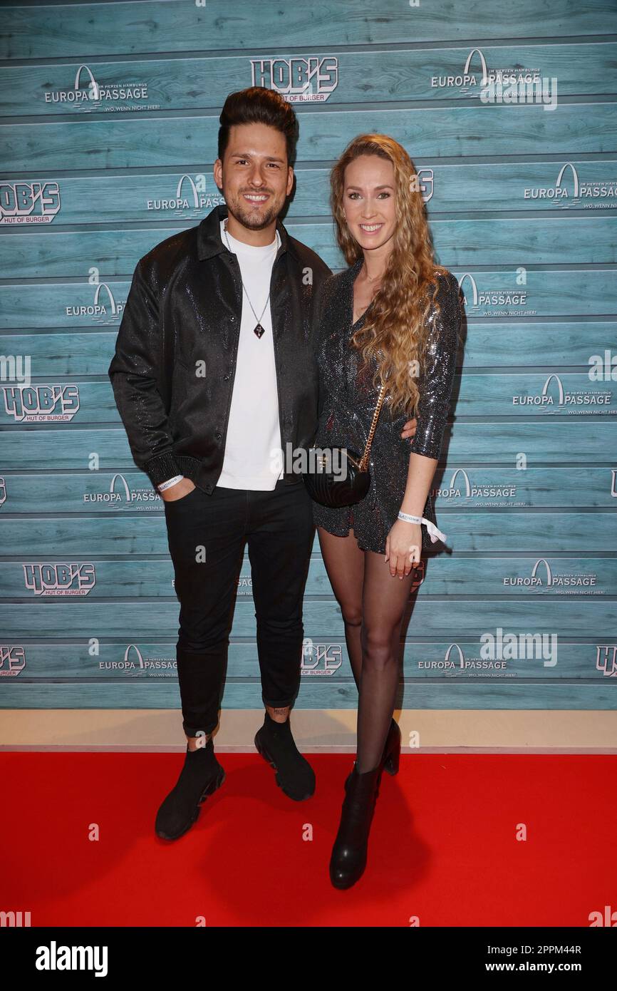 Marco Cerullo,Christina Grass,Opening of HOBs Hut of Burger in the ...