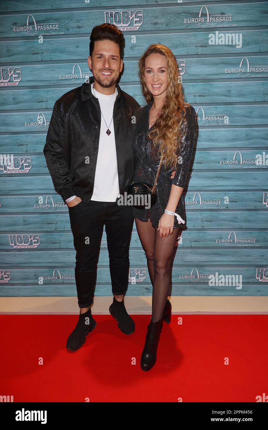 Marco Cerullo,Christina Grass,Opening of HOBs Hut of Burger in the ...