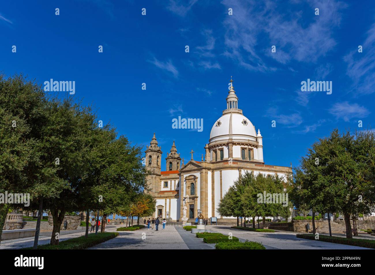 Sanctuary of Our Lady of Sameiro Stock Photo - Alamy