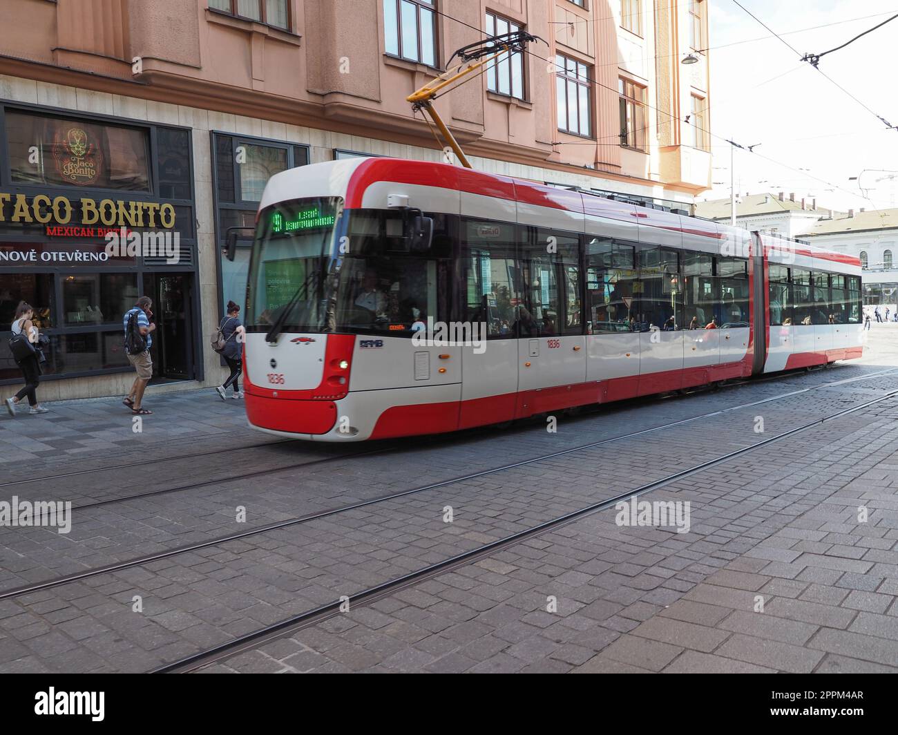 Tramway tram transport brno hi-res stock photography and images - Alamy