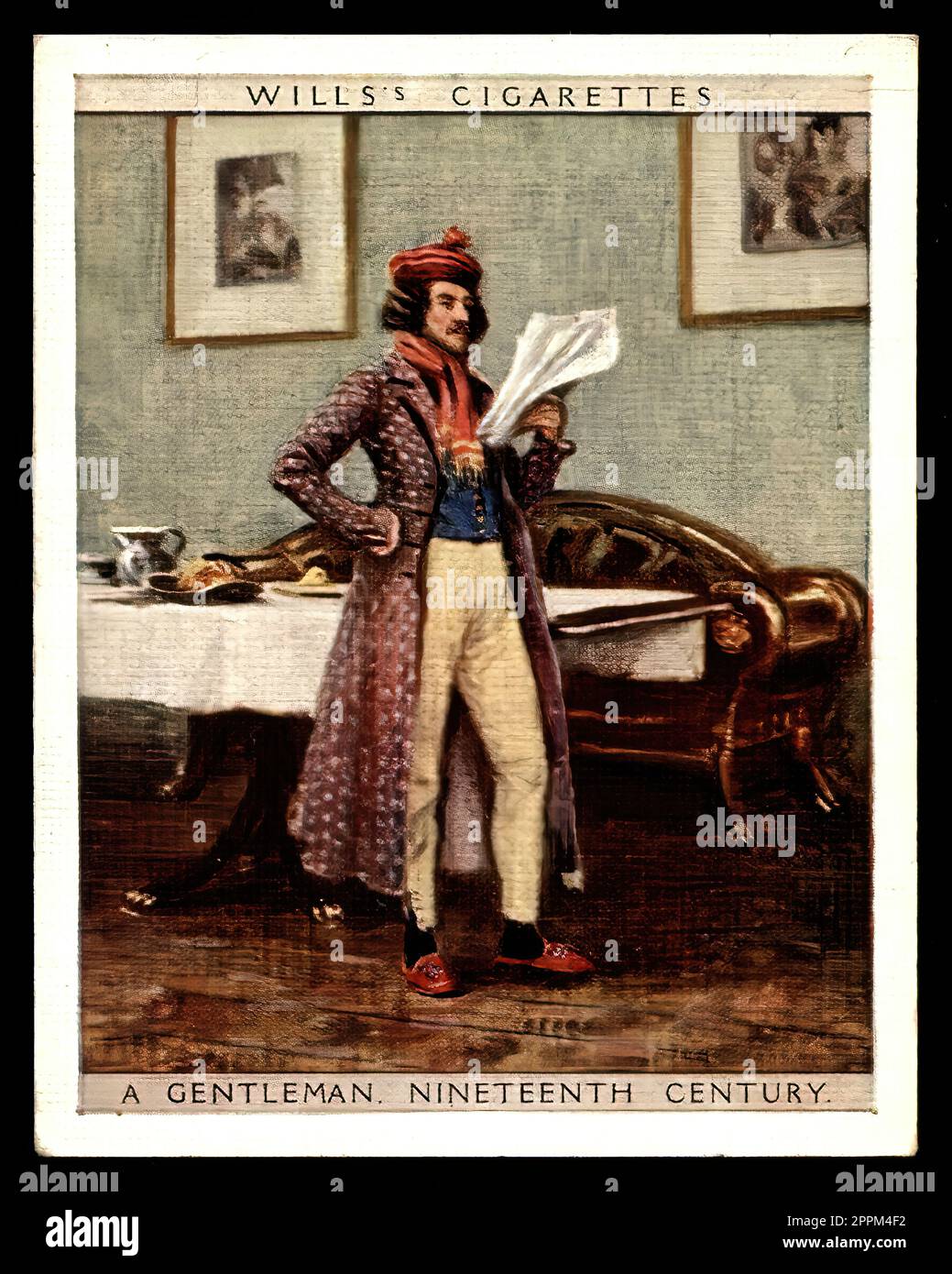 Gentleman's Attire 19th Century - Vintage British Cigarette Card ...