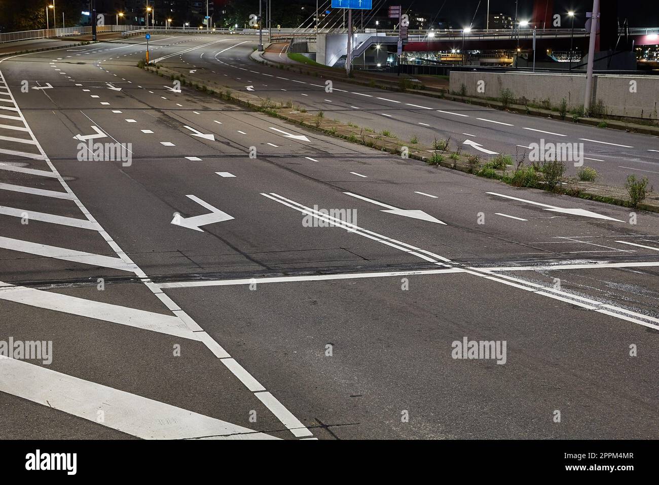 Road lanes from above Stock Photo - Alamy