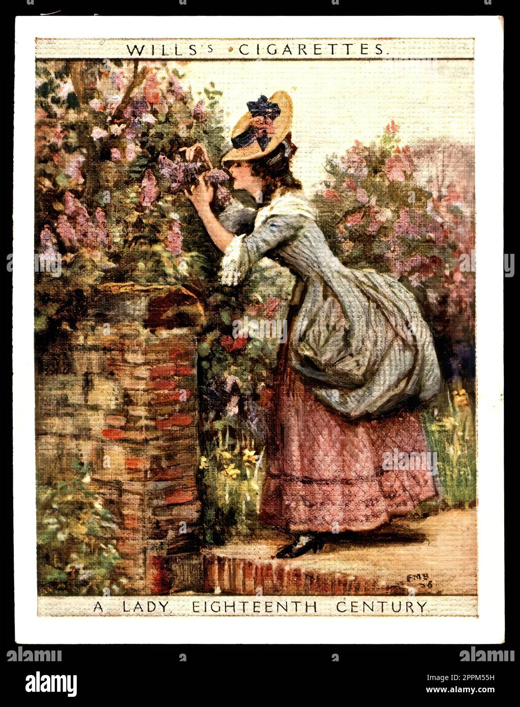 Ladies Dress 18th Century - Vintage British Cigarette Card - Victorian ...