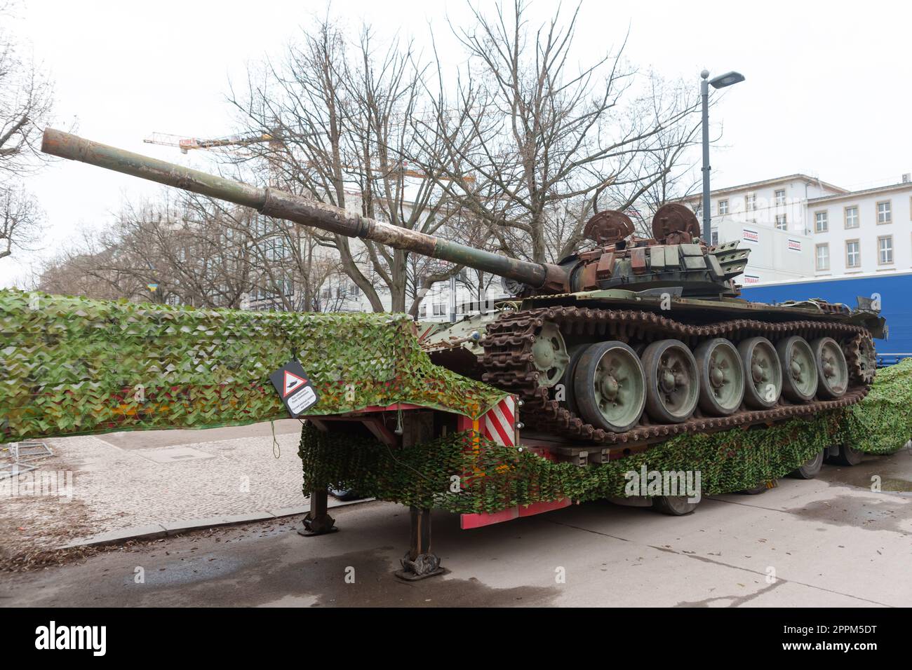 The tank wreck of a Russian T72B now stands as a memorial against war ...