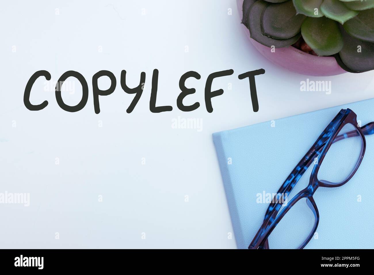 Text showing inspiration Copyleft. Word for the right to freely use ...