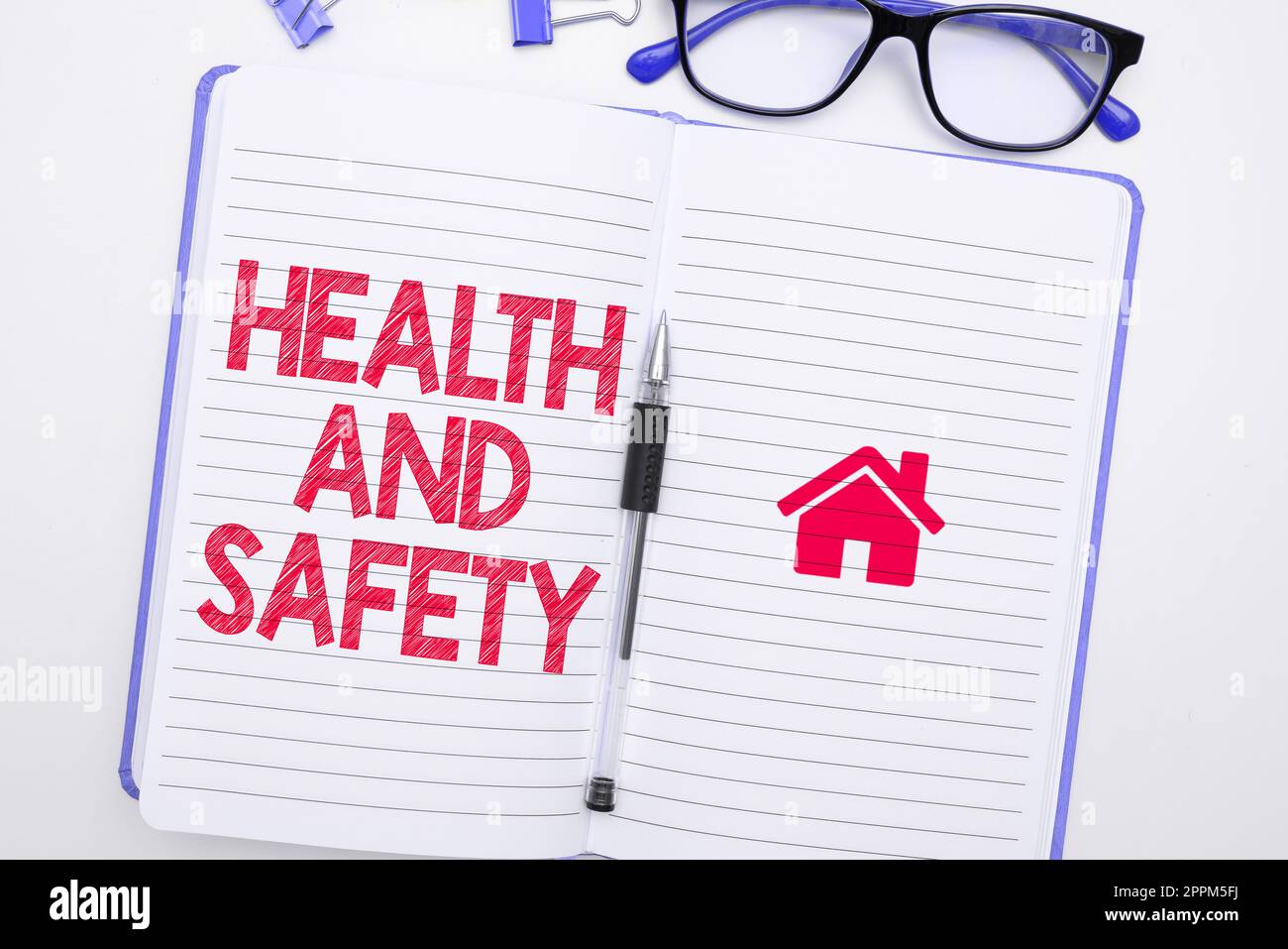 Hand writing sign Health And Safety. Conceptual photo Taking the ...