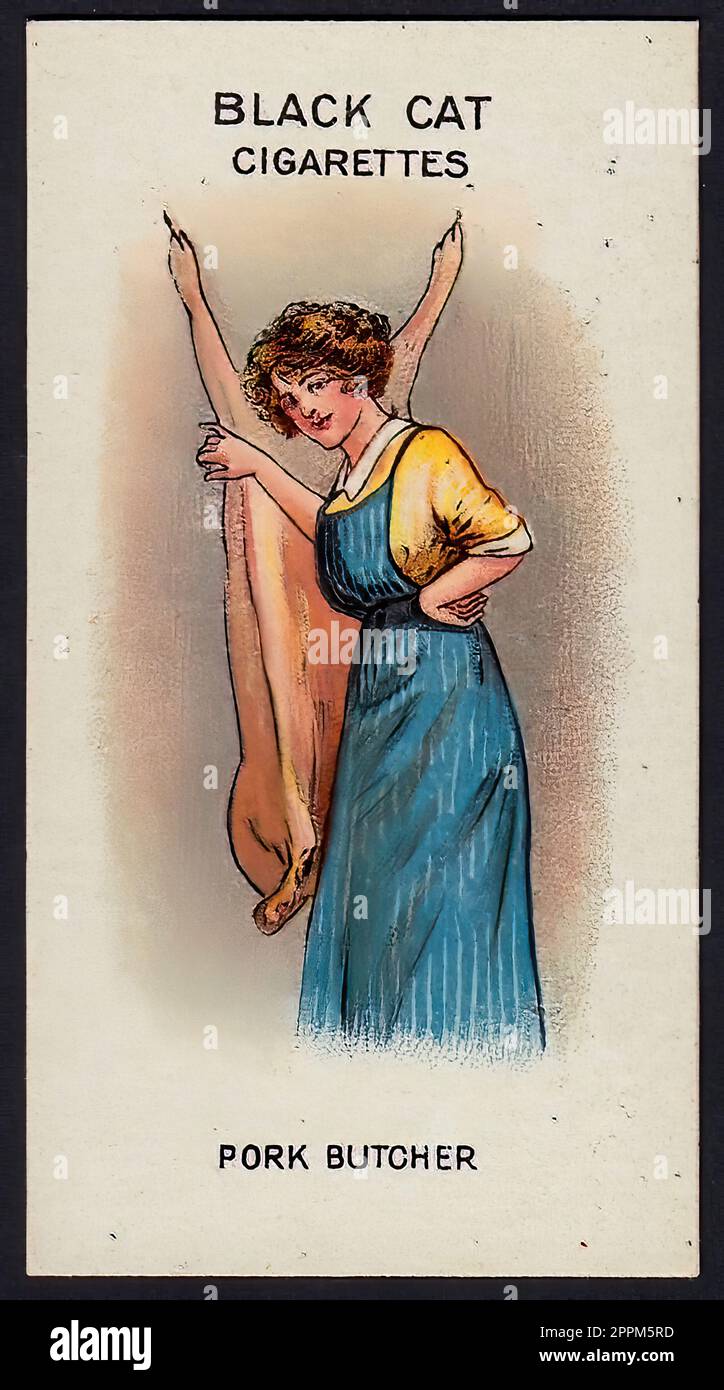 Victorian butcher advertising hi-res stock photography and images - Alamy