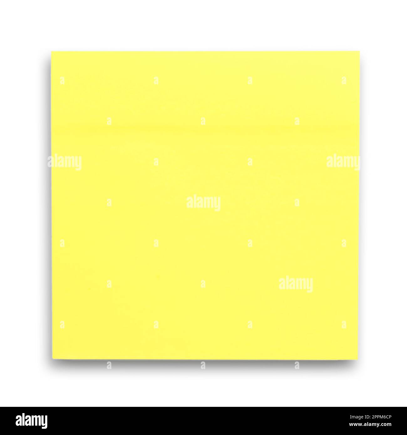Mockup blank yellow memo Cut Out Stock Images & Pictures - Alamy