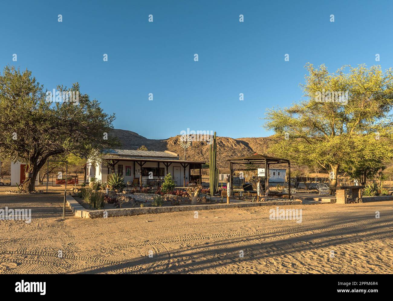 Guest farm in the Namibian Erongo Mountains Stock Photo - Alamy