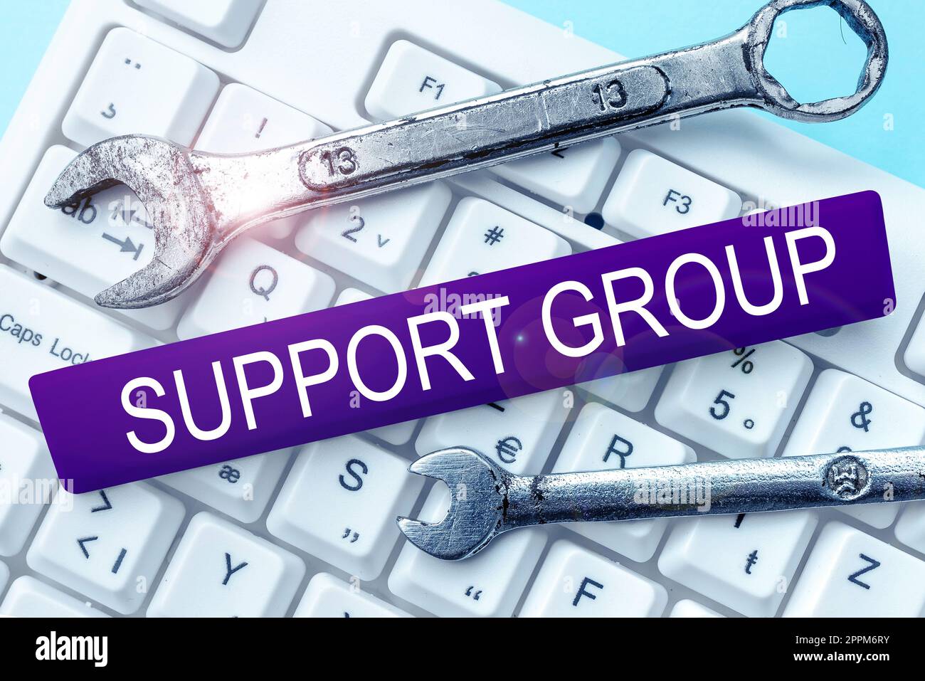 Handwriting text Support Group. Word for number of people involved in ...