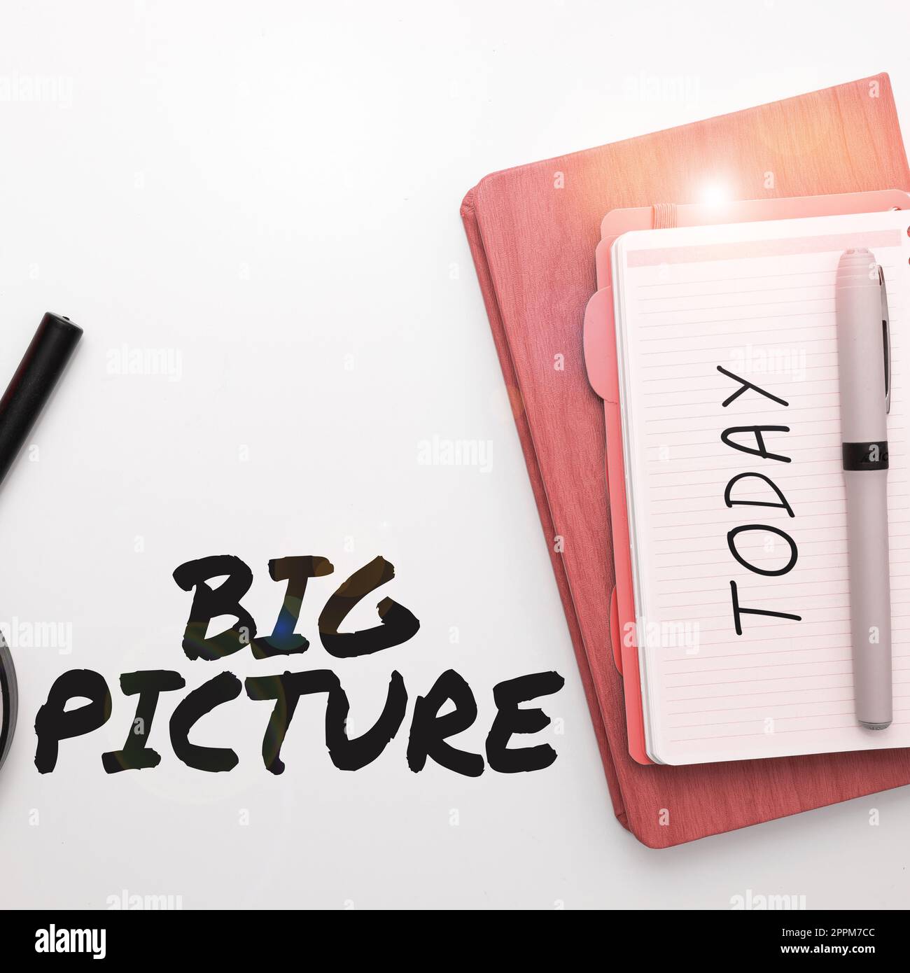 Text showing inspiration Big Picture. Word for most important facts ...