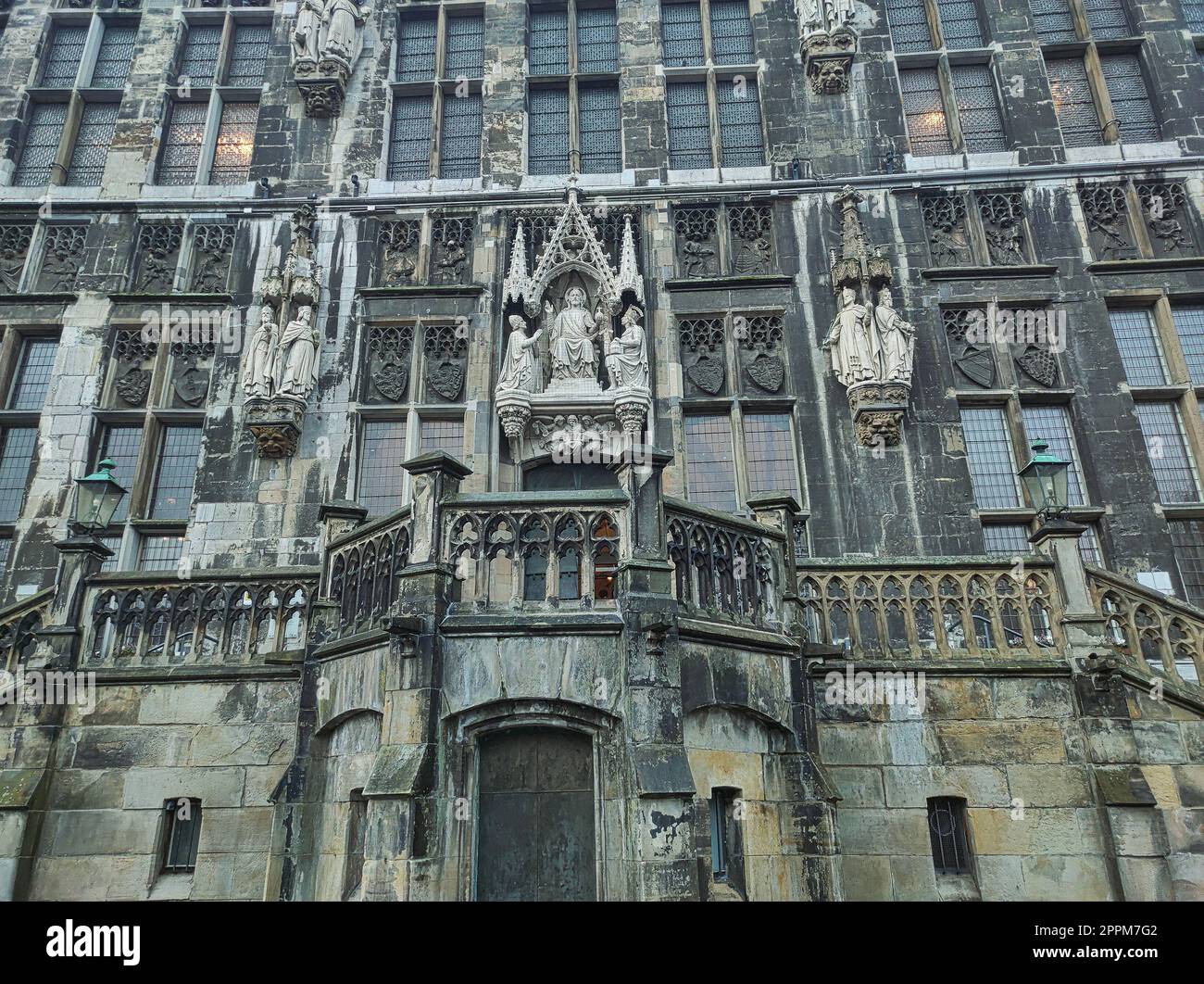 Aachen, Germany - Historical town hall is a prominent building Stock ...