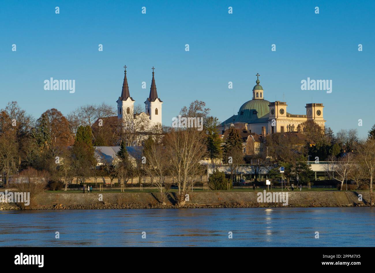The Hungarian town of Waizen, Vac, on the Danube Stock Photo - Alamy