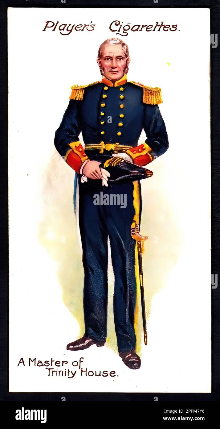 Master of Trinity House - Vintage British Cigarette Card - Victorian ...
