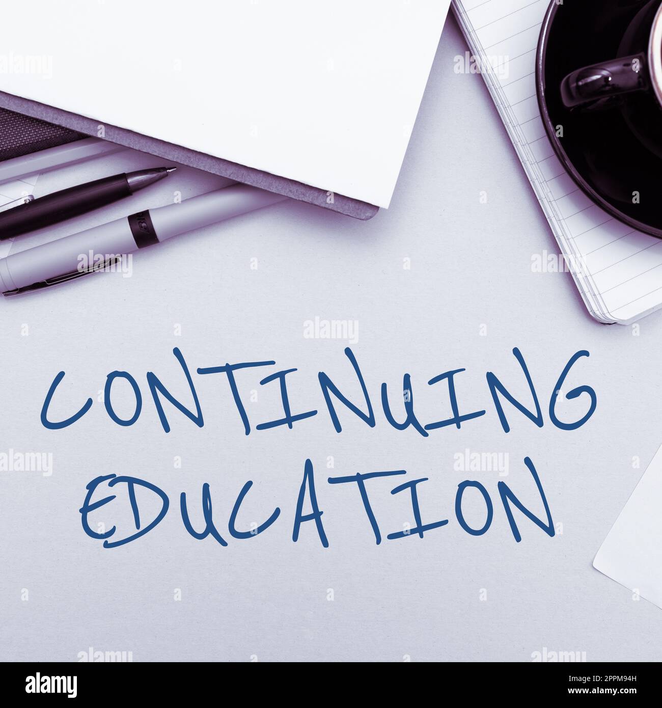 Text caption presenting Continuing Education. Conceptual photo ...