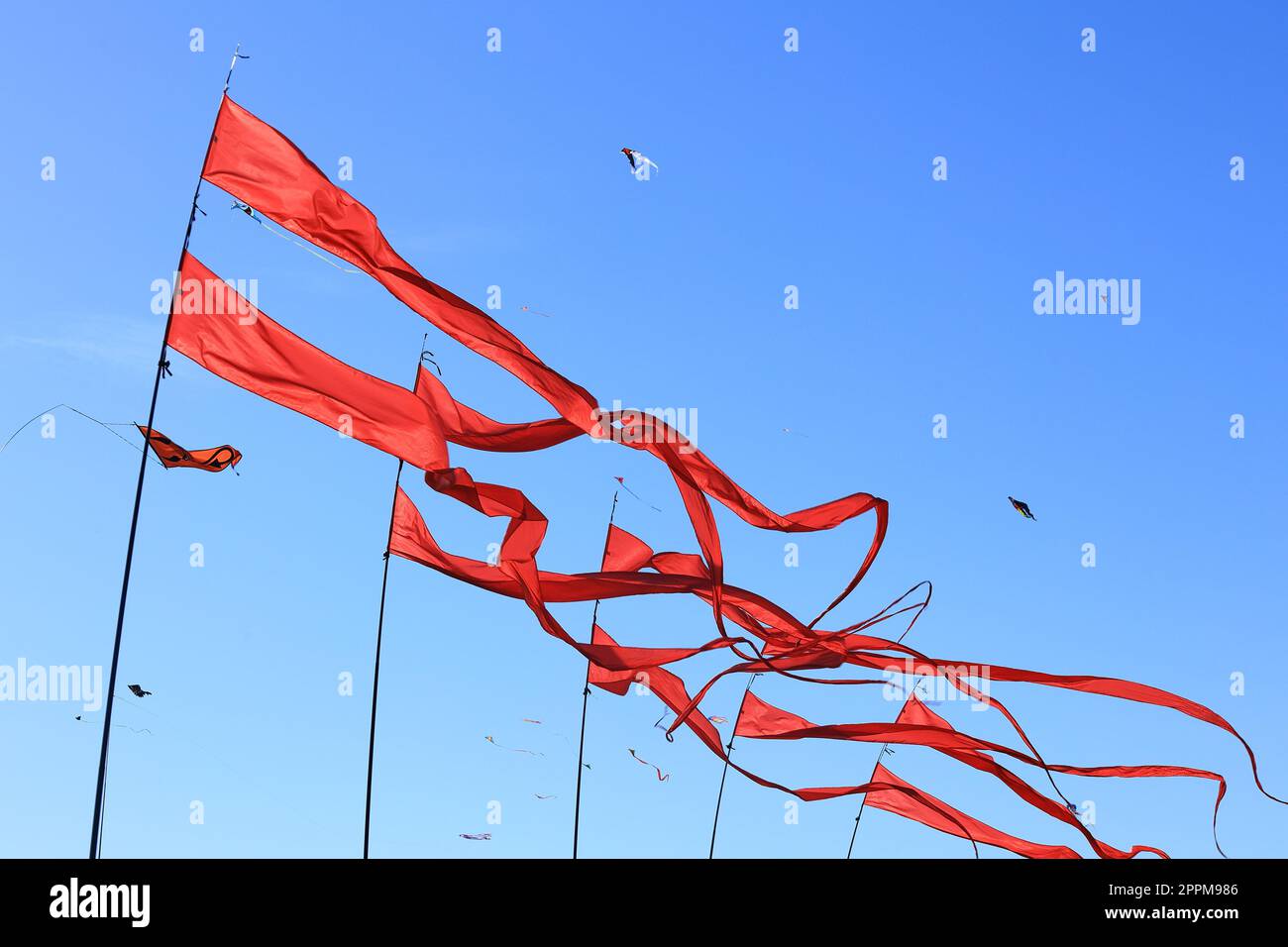 Wave red flags hi-res stock photography and images - Alamy