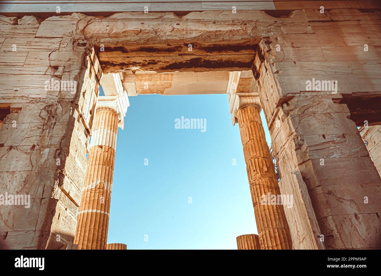 Beautiful Ancient Acropolis of Athens. Greece Stock Photo - Alamy