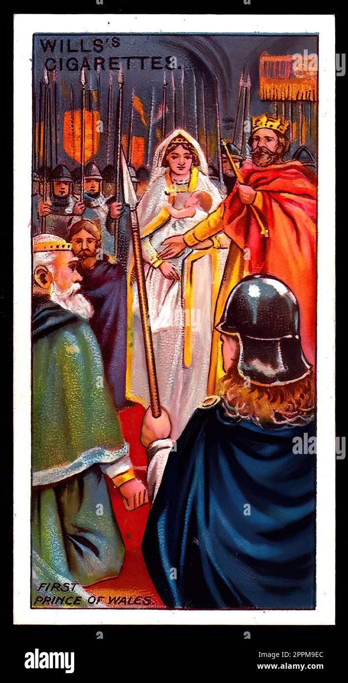 The First Prince of Wales - Vintage British Cigarette Card - Victorian ...