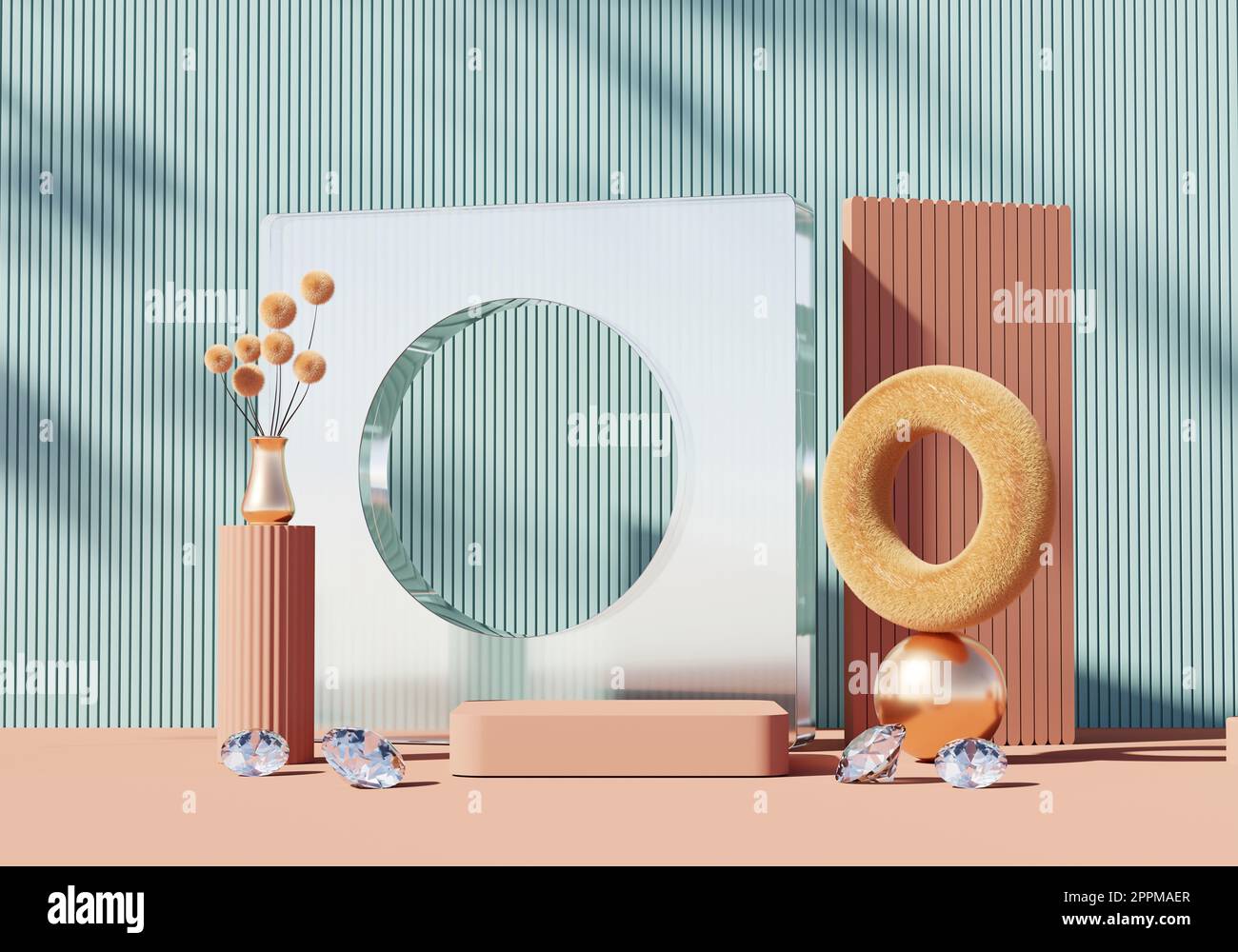 Abstract Exotic Minimal Modern Podium Platform For Product Display ...