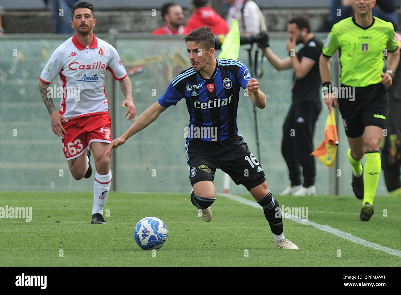 Arena Garibaldi, Pisa, Italy, April 23, 2023, Adam Nagy (Pisa) during ...