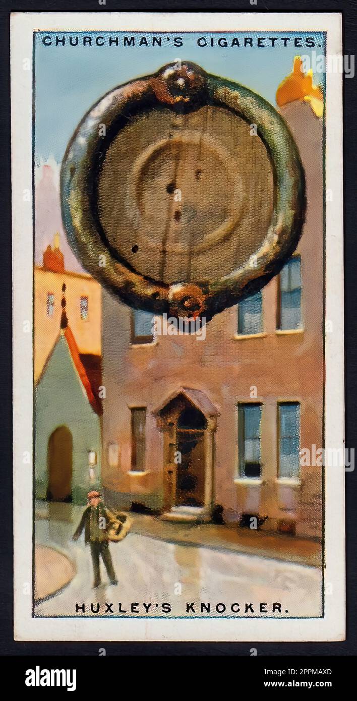 Huxley's Knocker, Rotherhithe - Vintage British Cigarette Card ...