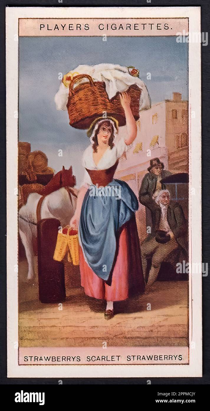Strawberry's, Scarlet Strawberrys - Vintage British Cigarette Card ...