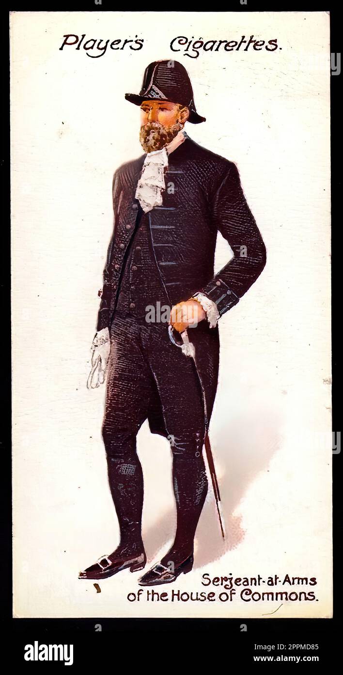 Serjeant-at-Arms of the House of Commons - Vintage British Cigarette ...