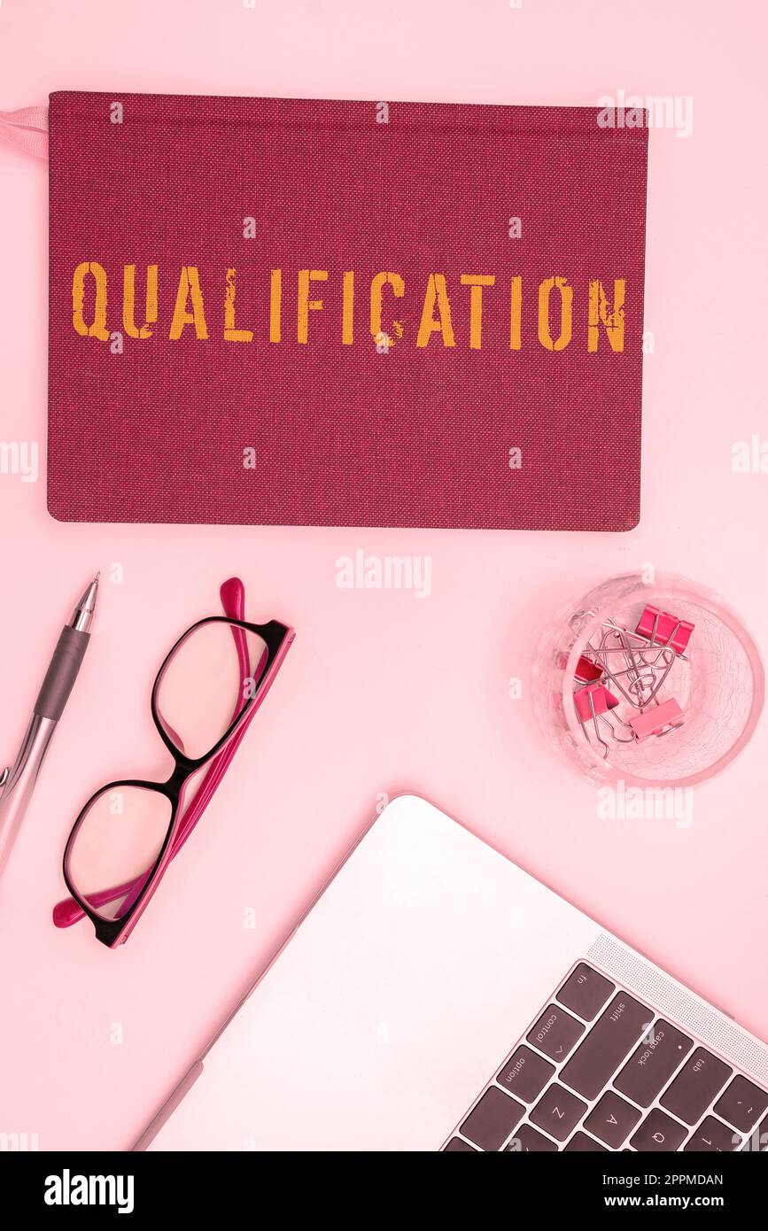 Conceptual caption Qualification. Business overview Officially ...