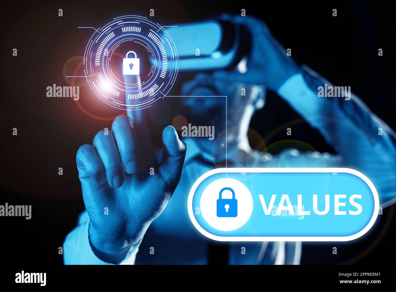 Text showing inspiration Values. Word for regard that something is held ...