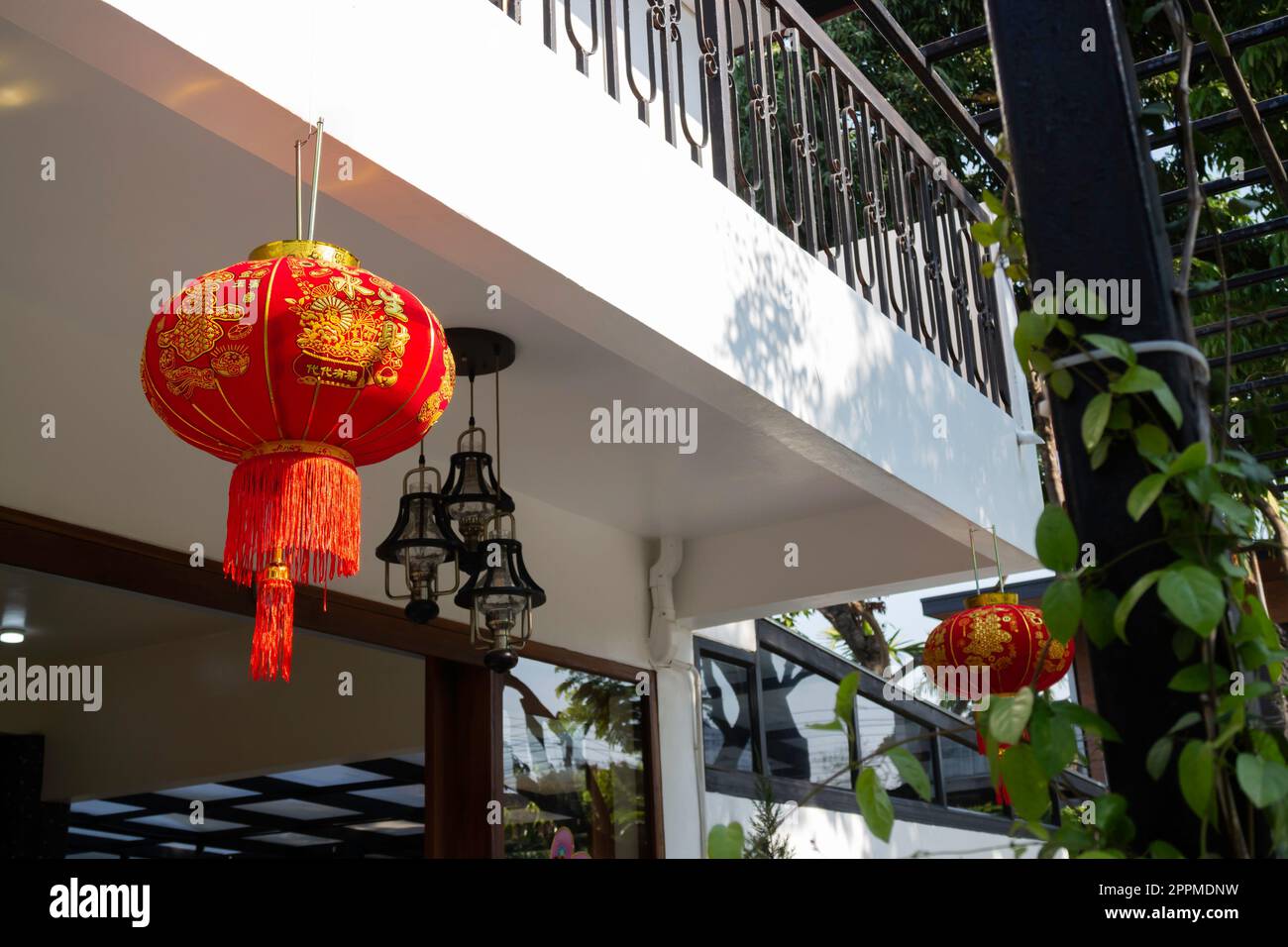 Renovation house Chinese architecture style Stock Photo - Alamy