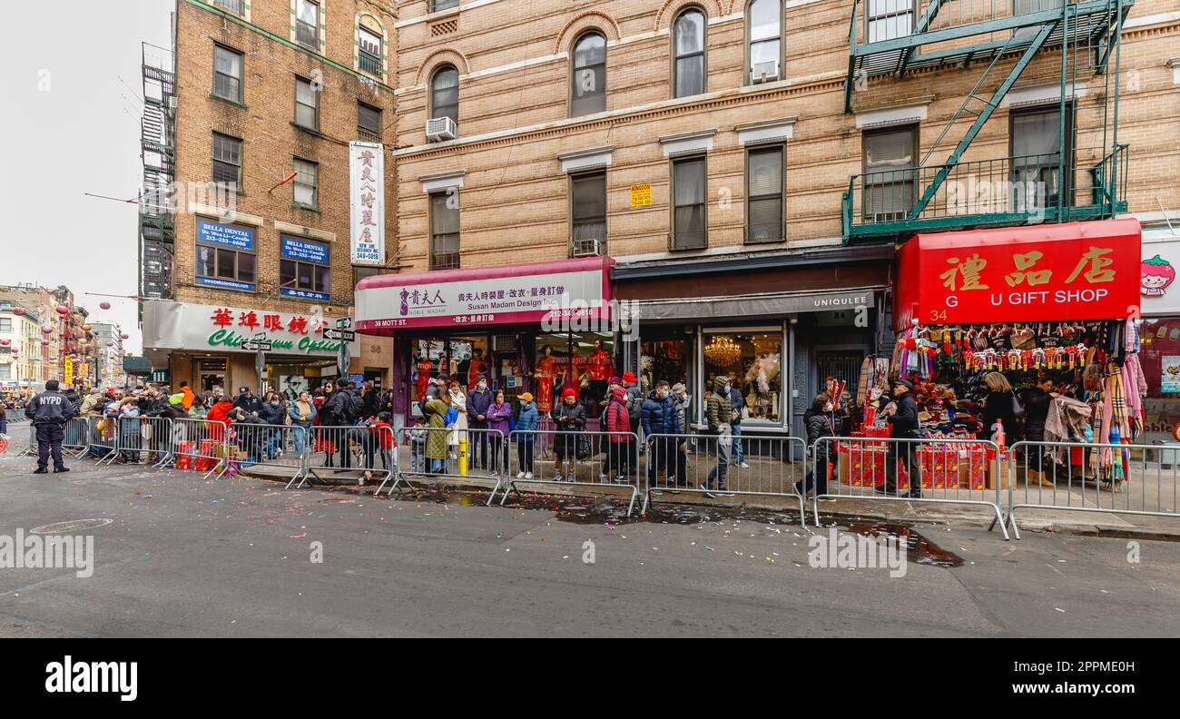 street ambience in Chinatown, New York, USA for the New Year s Day ...