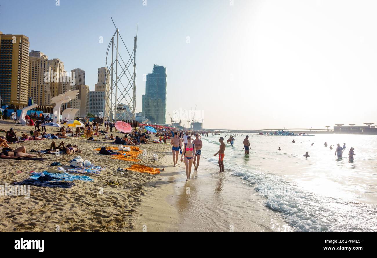 Jbr beach hi-res stock photography and images - Alamy