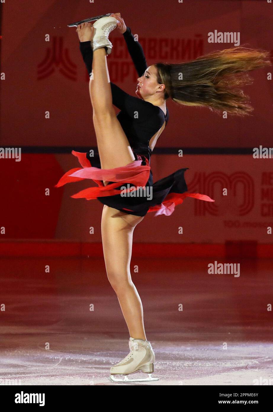 Moscow, Russia. 23rd Apr, 2023. Moscow Sports Cup in figure skating at ...