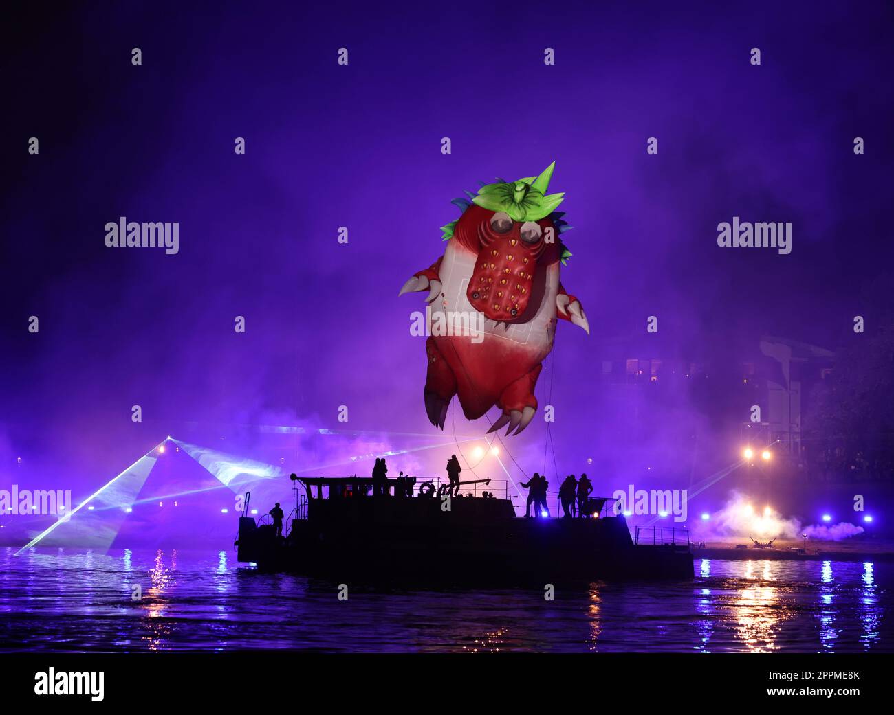 Great Dragon Parade in Cracow Stock Photo - Alamy