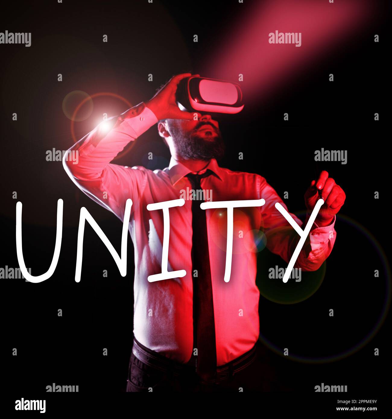 Conceptual caption Unity. Business overview state of being united or ...