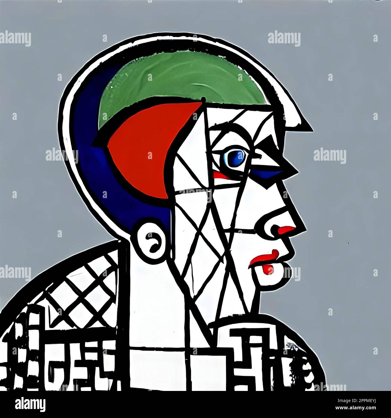 Cubist style painting hi-res stock photography and images - Alamy