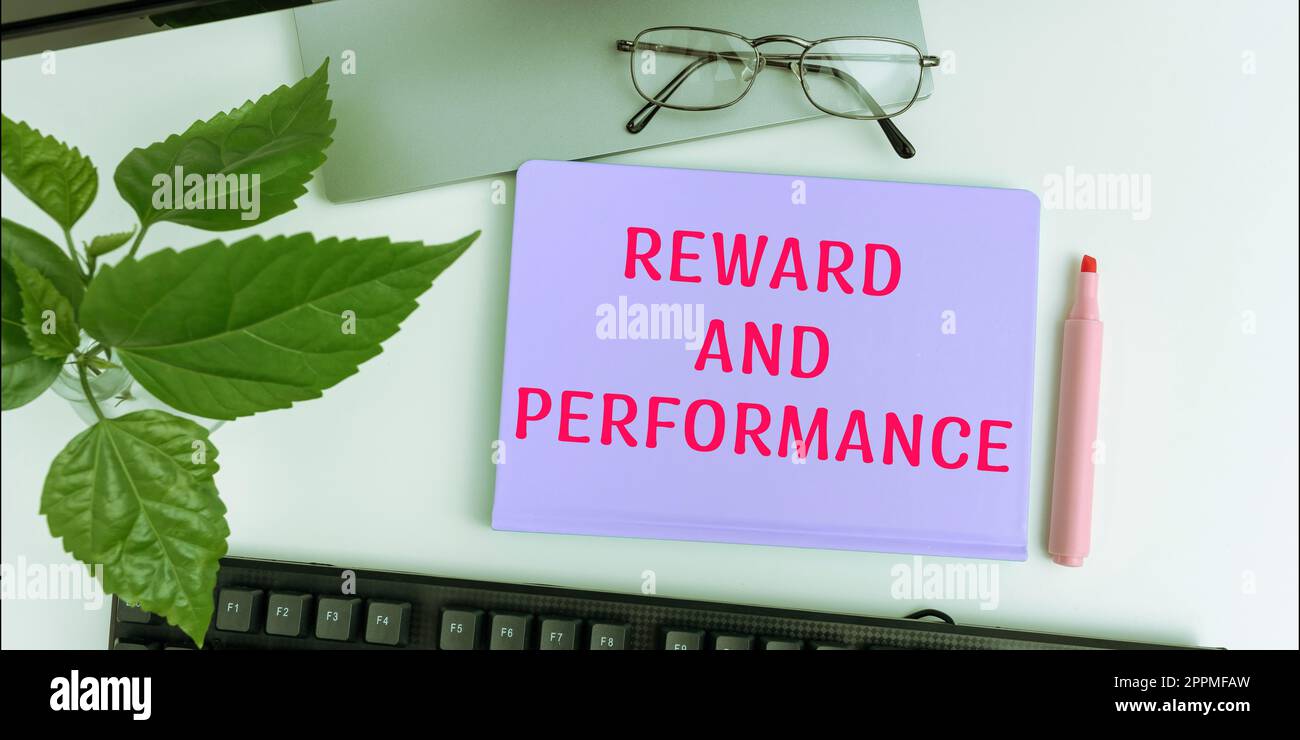 Conceptual caption Reward And Performance. Word Written on Given in ...