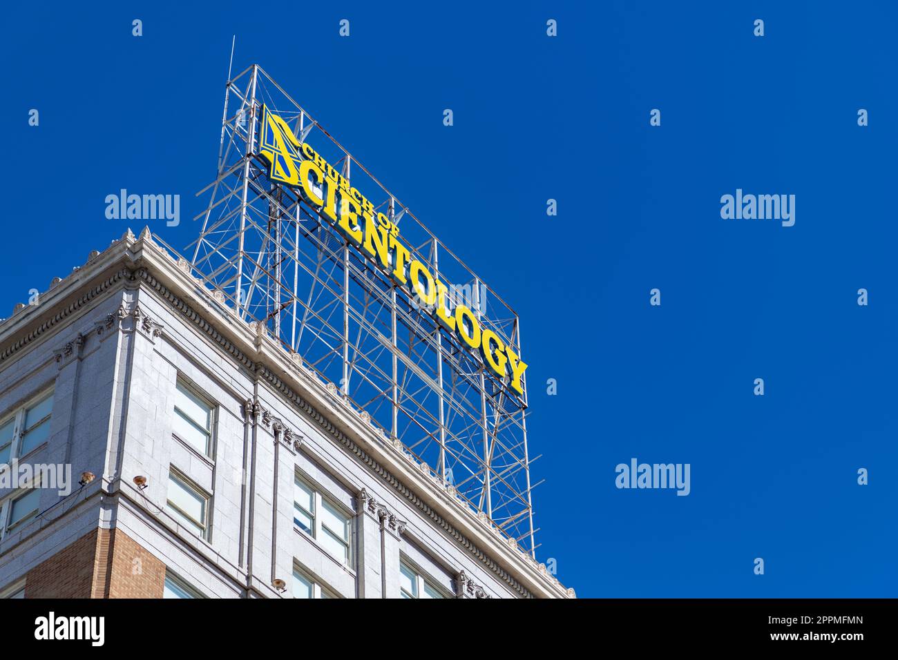 Church of Scientology Sign Stock Photo - Alamy