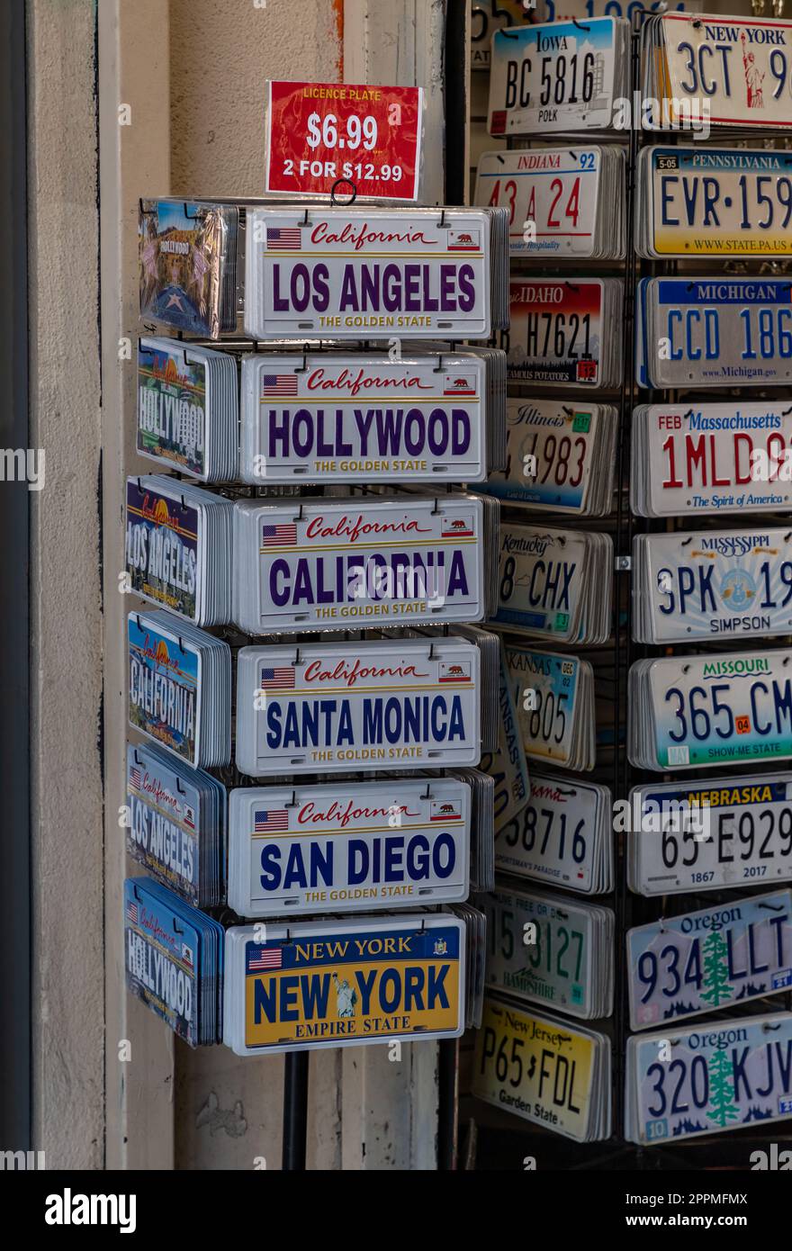 American License Plates Stock Photo - Alamy