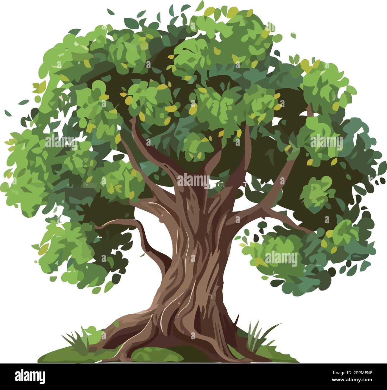 Green nature tree symbolizes growth Stock Vector Image & Art - Alamy