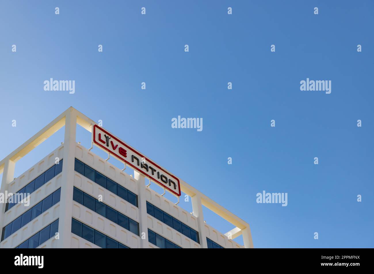 A picture of the Live Nation building Stock Photo - Alamy