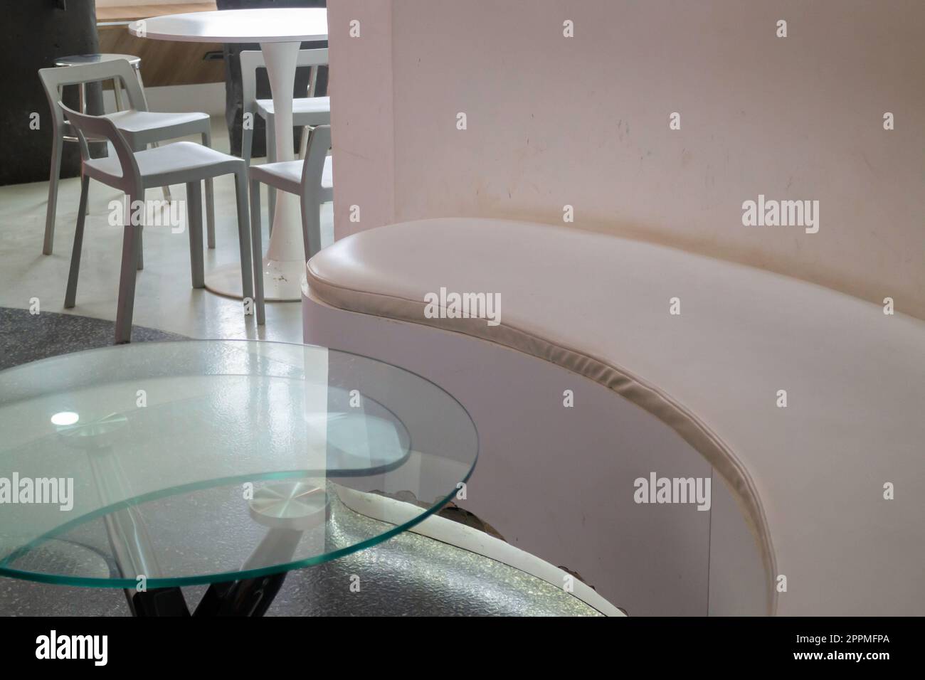 Customer seat in coffee shop Stock Photo - Alamy