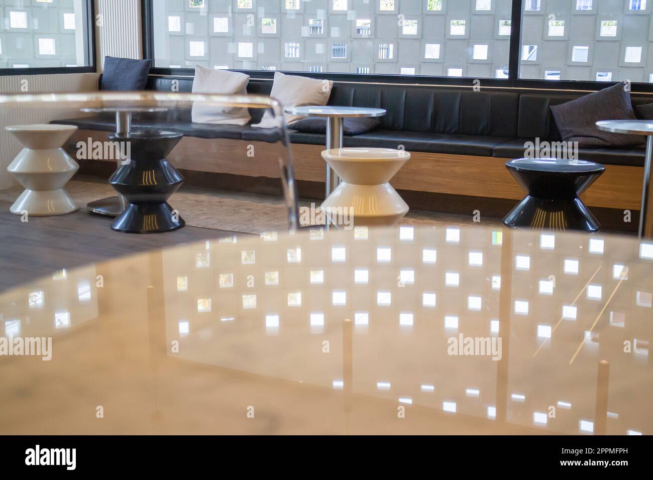 Customer seat in coffee shop Stock Photo - Alamy