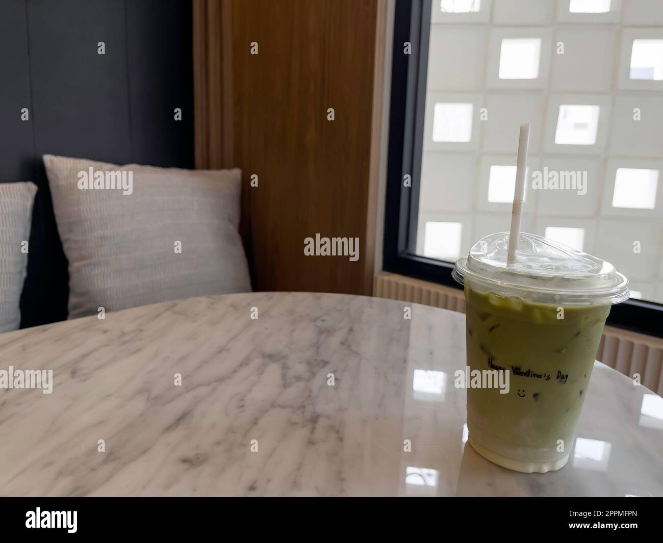 Customer seat in coffee shop Stock Photo - Alamy