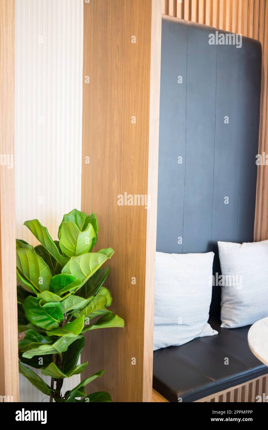 Customer seat in coffee shop Stock Photo - Alamy