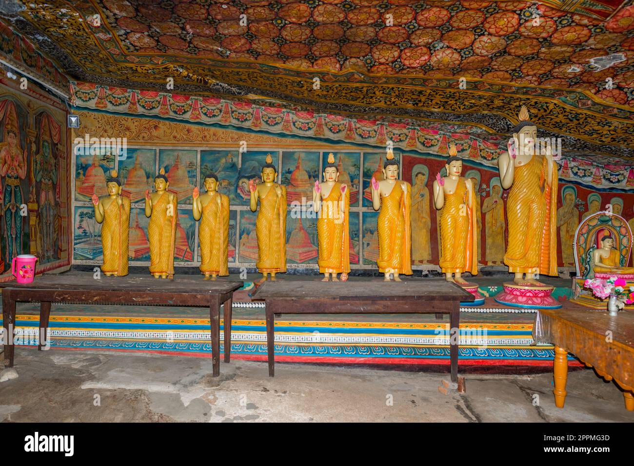 Raja Maha Vihara is an ancient Buddhist temple in Mulkirigala in the ...