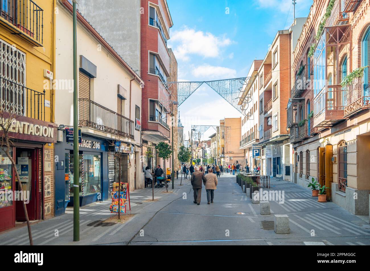 TALAVERA DE LA REINA SPAIN DECEMBER 19 2021 View of streets in the historic center of the town of Talavera de la Reina Toledo province Castilla La Mancha central Spain Stock Photo Alamy