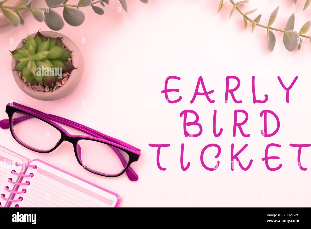 Sign displaying Early Bird Ticket. Internet Concept Buying a ticket ...
