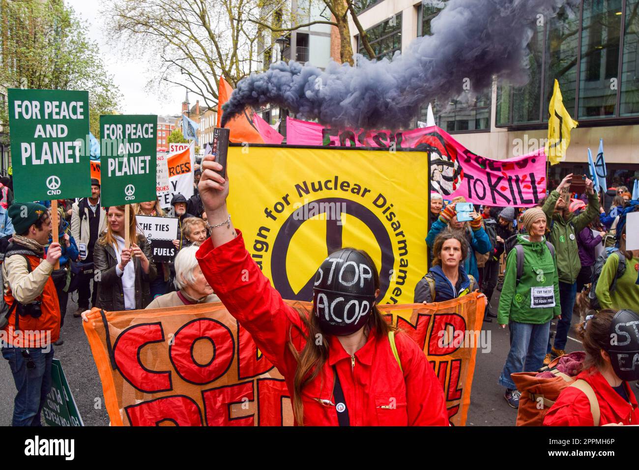 London, England, UK. 24th Apr, 2023. Stop EACOP (East African Crude Oil ...