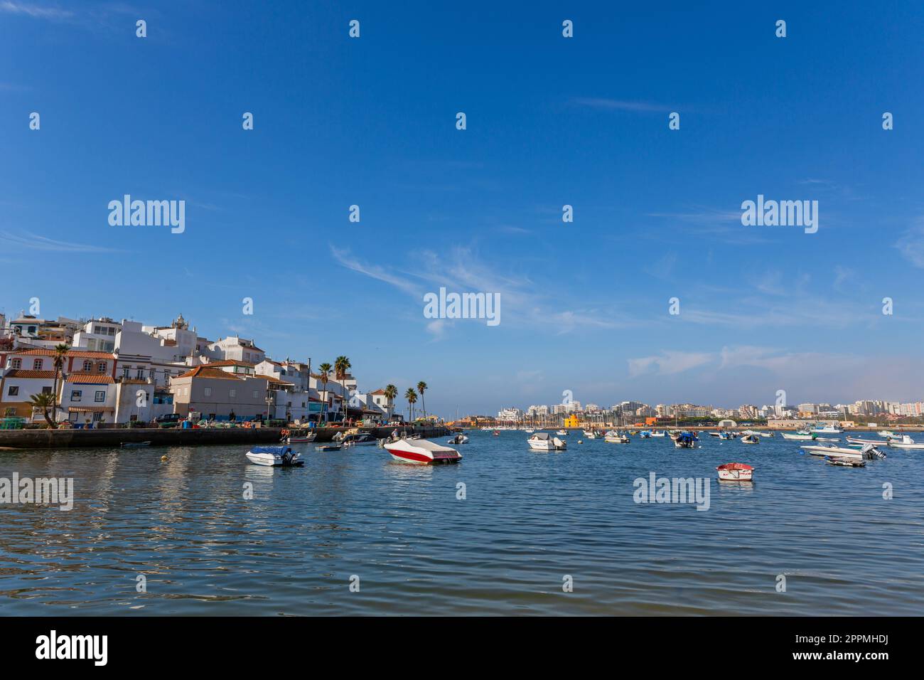 View of the village of Ferragudo Stock Photo - Alamy